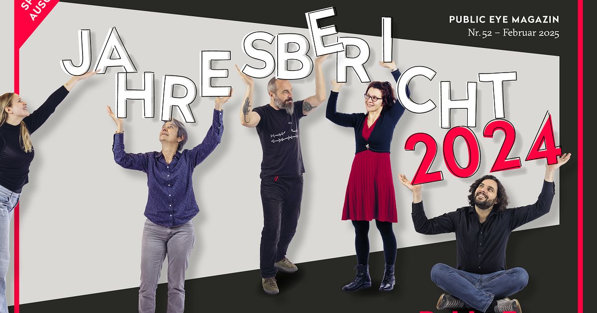 Jahresbericht 2024 | Public Eye